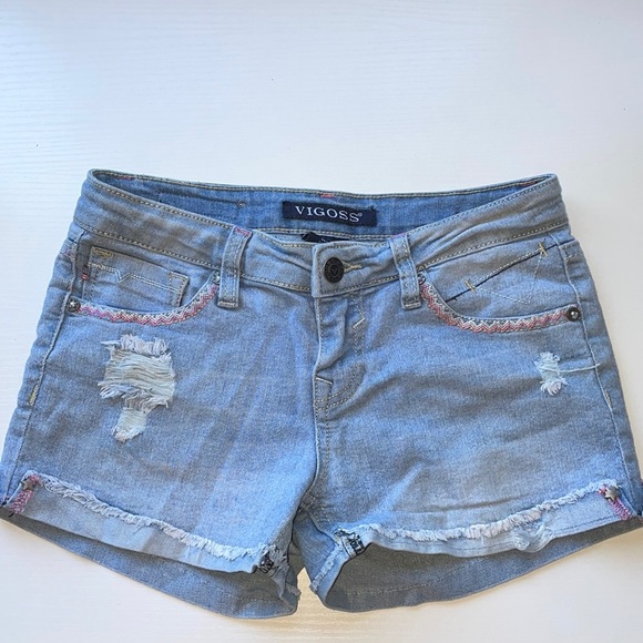 Vigoss | Bottoms | Vigoss Jeans Girls Light Wash Shorts | Poshmark